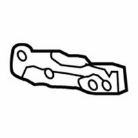 52134-60180 Genuine Toyota Reinforcement, Front Bumper Bar