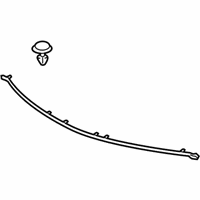 53395-06070 Genuine Toyota Seal, Hood To Front End