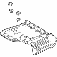 58415-06130 Genuine Toyota Board, Rear Floor, NO.