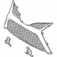 53102-06560 Genuine Toyota Radiator Grille Sub-Assembly