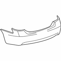 52159-33919 Genuine Toyota Cover, Rear Bumper