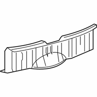 58387-0D090-C0 Genuine Toyota Plate, Rear Floor Finish