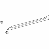 75860-47900 Genuine Toyota MOULDING Assembly, ROCKE