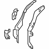 53706-47901 Genuine Toyota Brace Sub-Assembly, FEND