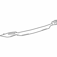 52169-06150 Genuine Toyota Cover, Rear Bumper, Lw