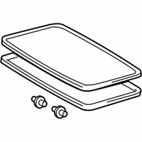 63201-06060 Genuine Toyota Glass Sub-Assembly, SLID