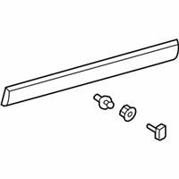 75071-0T900 Genuine Toyota MOULDING,SUBASSEMBLY,Front