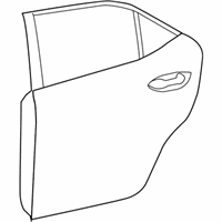 67003-02400 Genuine Toyota Panel Sub-Assembly, Rear D