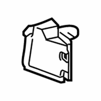 16691-F0010 Genuine Toyota Plate, Radiator Side