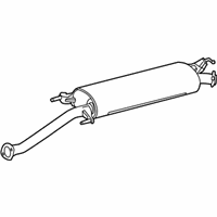 17420-0V220 Genuine Toyota Center Exhaust Pipe Assembly