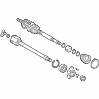 43410-33350 Genuine Toyota Shaft Assembly, Front Drive