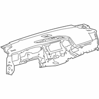 55401-0E050-C0 Genuine Toyota Pad Sub-Assembly, Instrument