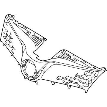 53114-08060 Genuine Toyota Inner Radiator Grille