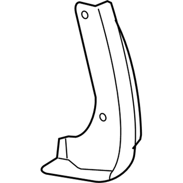 76621-52120 Genuine Toyota MUDGUARD, Front Fender