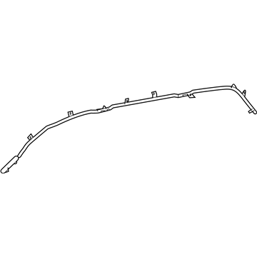 62180-08010 Genuine Toyota Air Bag Assy, Curtain Shield, LH