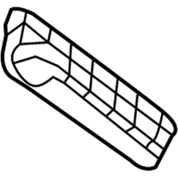 52536-0D090 Genuine Toyota Retainer, Front Bumper