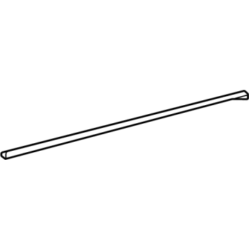 75763-0E050 Genuine Toyota MOULDING, Rr Door Wi