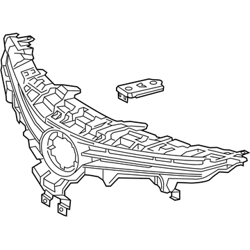 53101-06E10 Genuine Toyota Radiator Grille Sub-Assembly