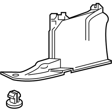 51444-02100 Genuine Toyota Cover, Engine Under