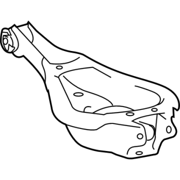 48730-0E100 Genuine Toyota Arm Assembly, Rear Suspension