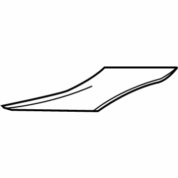 53122-08020 Genuine Toyota Plate, Radiator GRIL