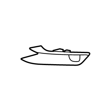 52128-08100 Genuine Toyota Cover, Fr Bumper HOL