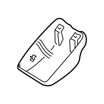 86466-35020 Genuine Toyota Cover, Forward RECOG