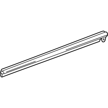 75711-17031 Genuine Toyota Moulding, Front Door Belt, RH