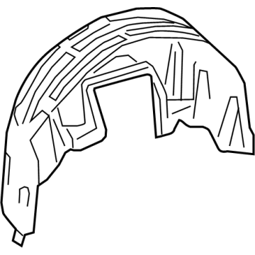 65638-48080 Genuine Toyota Liner, Rr Wheel HOUS