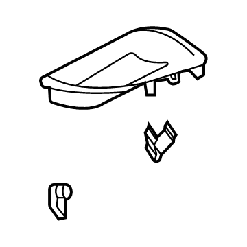 55401-WAA01 Genuine Toyota Pad Sub-Assembly, INSTRU