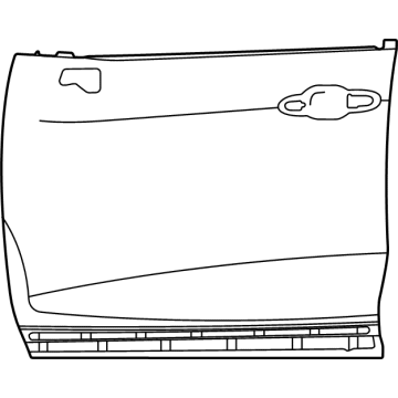 Front Door Panel & Glass - 2021 Toyota Highlander