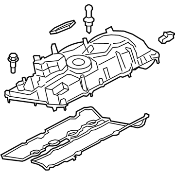 11201-WAA03 Genuine Toyota Cover Sub-Assembly, CYLI