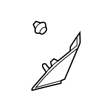 67491-07020 Genuine Toyota GARNISH, Fr Door LWR