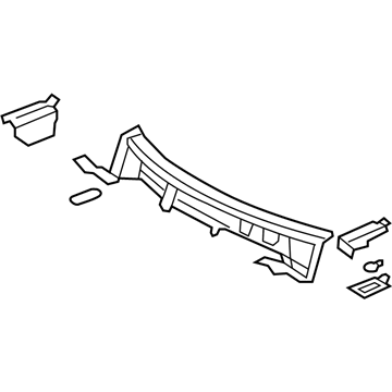 55701-06120 Genuine Toyota Panel Sub-Assy, Cowl Top, Outer
