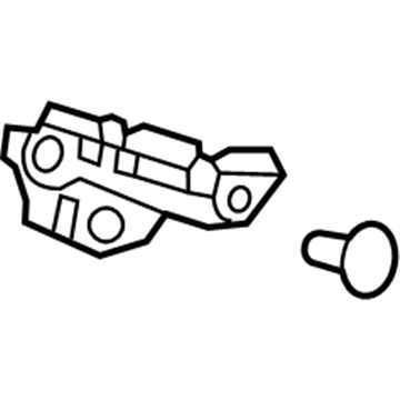 52536-06210 Genuine Toyota Retainer, Front Bumper