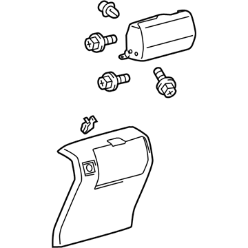 58903-0C030-C0 Genuine Toyota Panel Sub-Assy, Console Rear End
