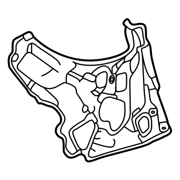 53783-0E050 Genuine Toyota INSULATOR, Apron Fr