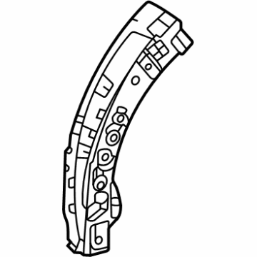 53713-0E010 Genuine Toyota Extension, Fr Fender
