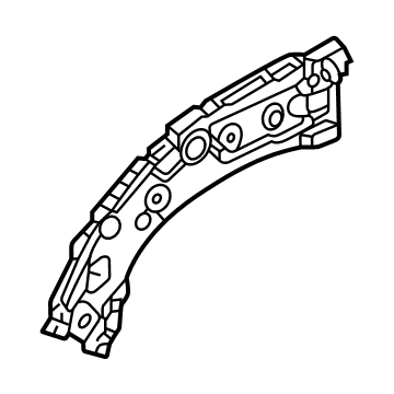 53733-0E070 Genuine Toyota Member, Fr Apron To