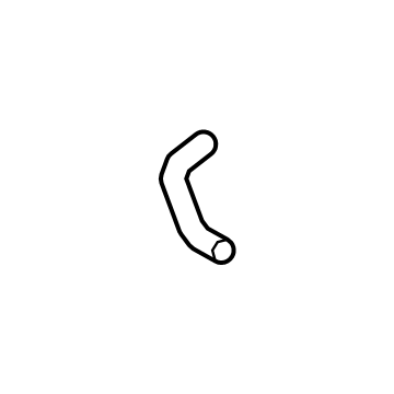 16281-37180 Genuine Toyota Hose, Water By-Pass
