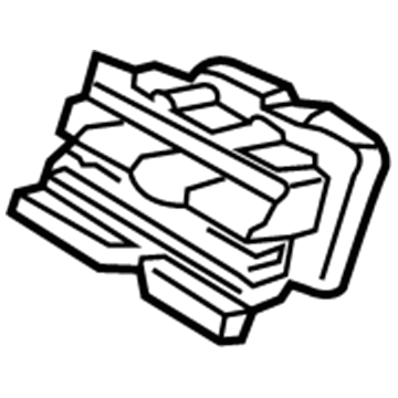 55670-WB001 Genuine Toyota Register Assembly, Instrument