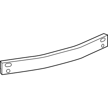 52171-0E080 Genuine Toyota Reinforcement, Rear Bumper