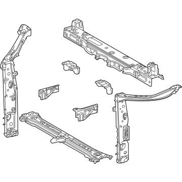 53210-08900 Genuine Toyota Support Assembly, RADIAT