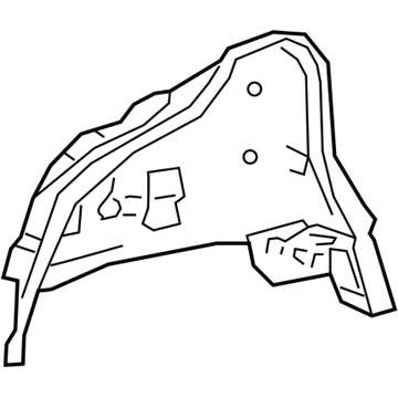 61608-07050 Genuine Toyota Panel Sub-Assembly, Qtr