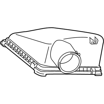 17705-38103 Genuine Toyota Cap Sub-Assembly, Air Cl