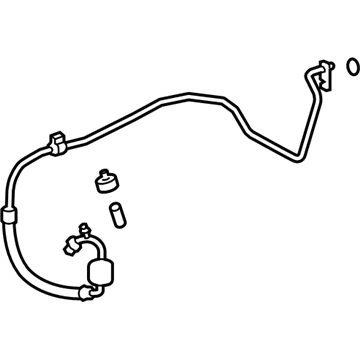 88704-0T010 Genuine Toyota Hose Sub-Assembly, SUCTI