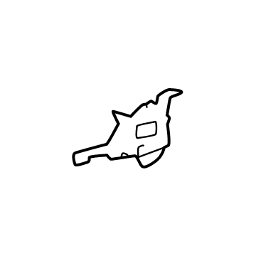 55737-0A050 Genuine Toyota SEAL, HTR AIR DUCT S