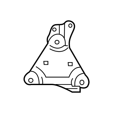 88161-60010 Genuine Toyota Bracket, Blind Spot