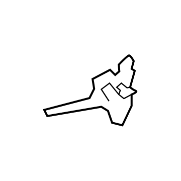 55737-02220 Genuine Toyota Seal, HTR Air Duct S