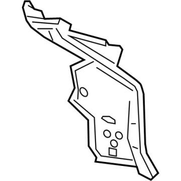 61034-0A060 Genuine Toyota REINFORCE SUB-ASSY